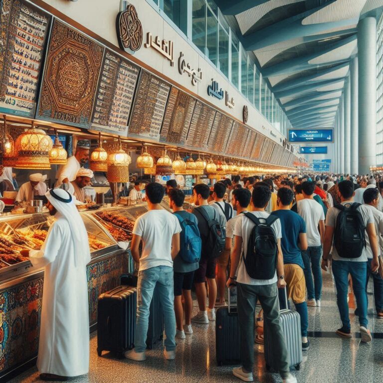 Dubai airport food - DXB Airport Dubai